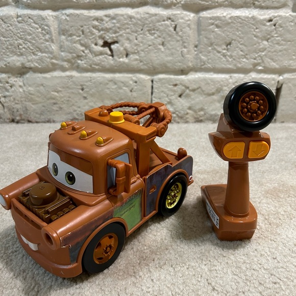 Disney | Toys | Disney Pixar Cars Mater Rc Car | Poshmark